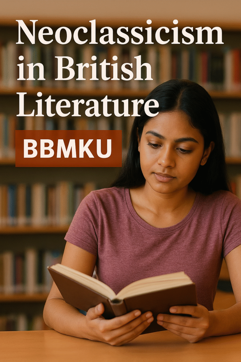 Neoclassicism in 18th Century British Literature | BBMKU Notes Semester ...