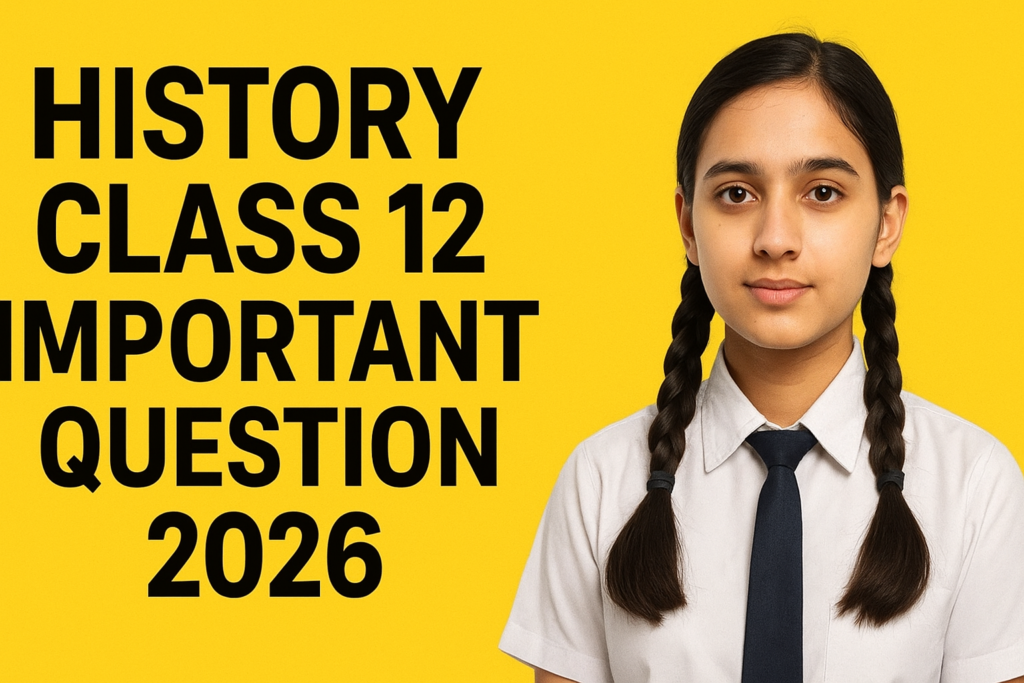 Class 12 History में आने वाले Important MCQs | JAC Board Exam