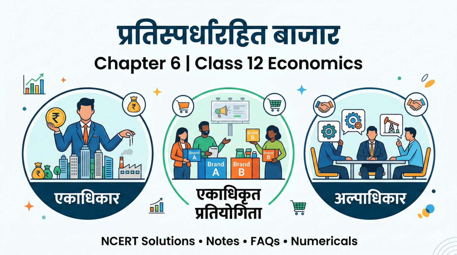 प्रतिस्पर्धारहित बाजार Class 12 Economics Chapter 6 NCERT Notes.